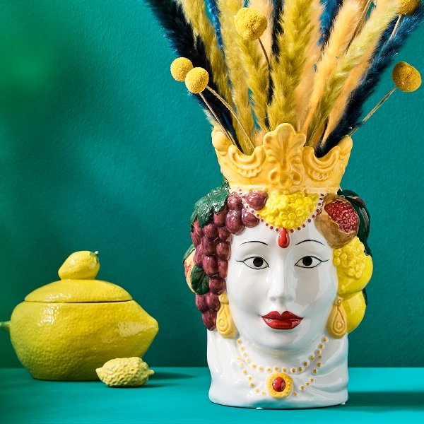 Lady Isabetta Siciliansk Vase - Hodevaser - Abel Concept AS